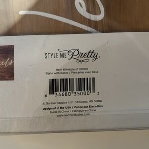 Style Me Pretty | Party Supplies | New Style Me Pretty Signs 3 With ...